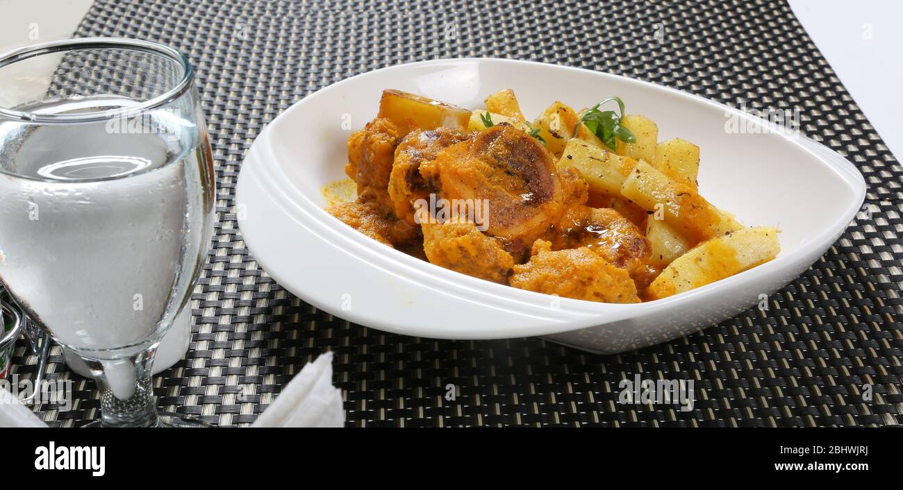 Traditionally cooked lamb meat hi-res stock photography and images - Alamy