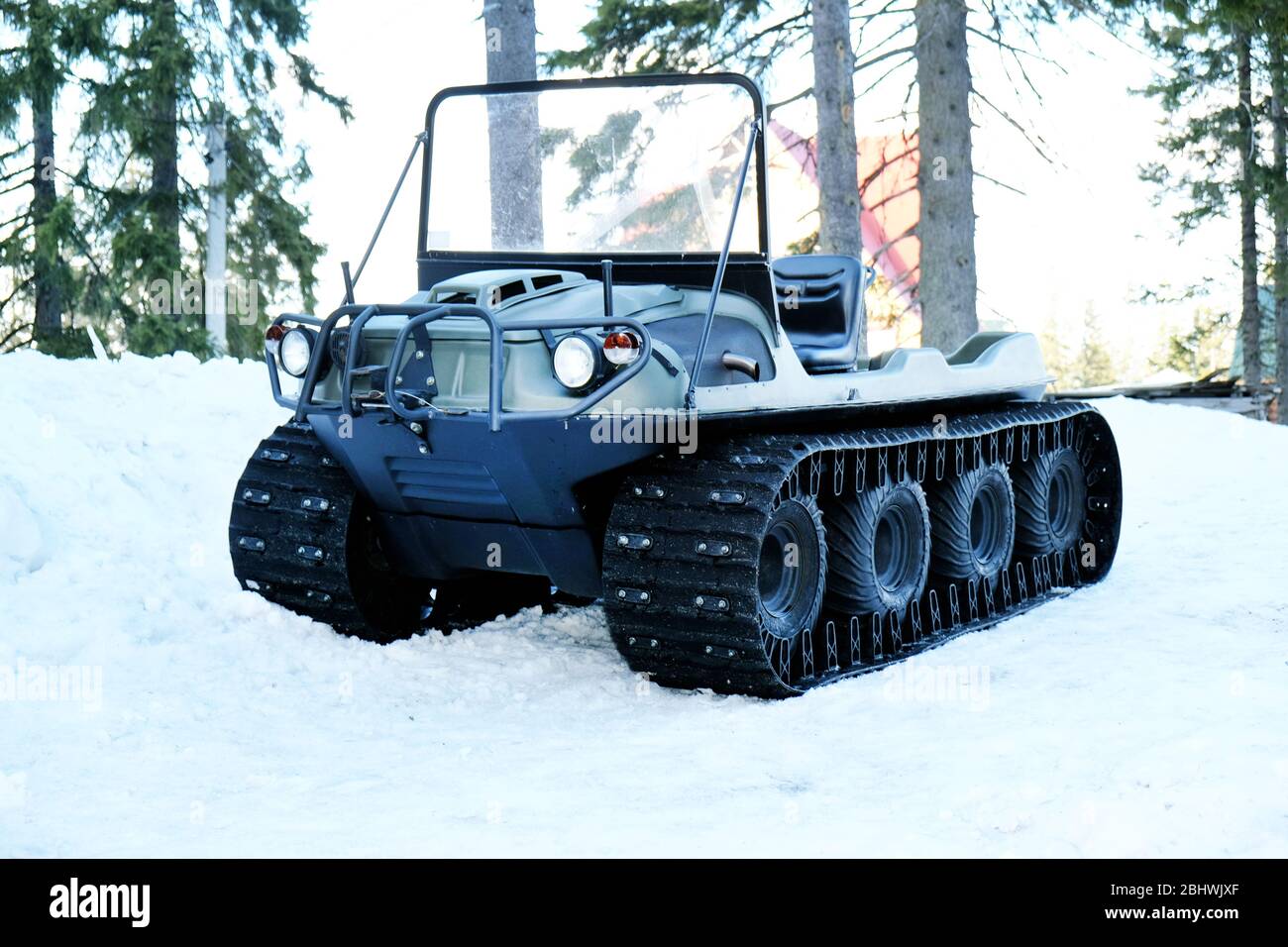 Military snowmobile hi-res stock photography and images - Alamy