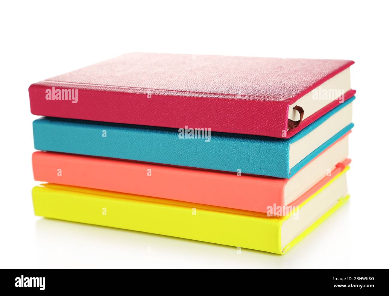 Pink blue notebooks Cut Out Stock Images & Pictures - Alamy