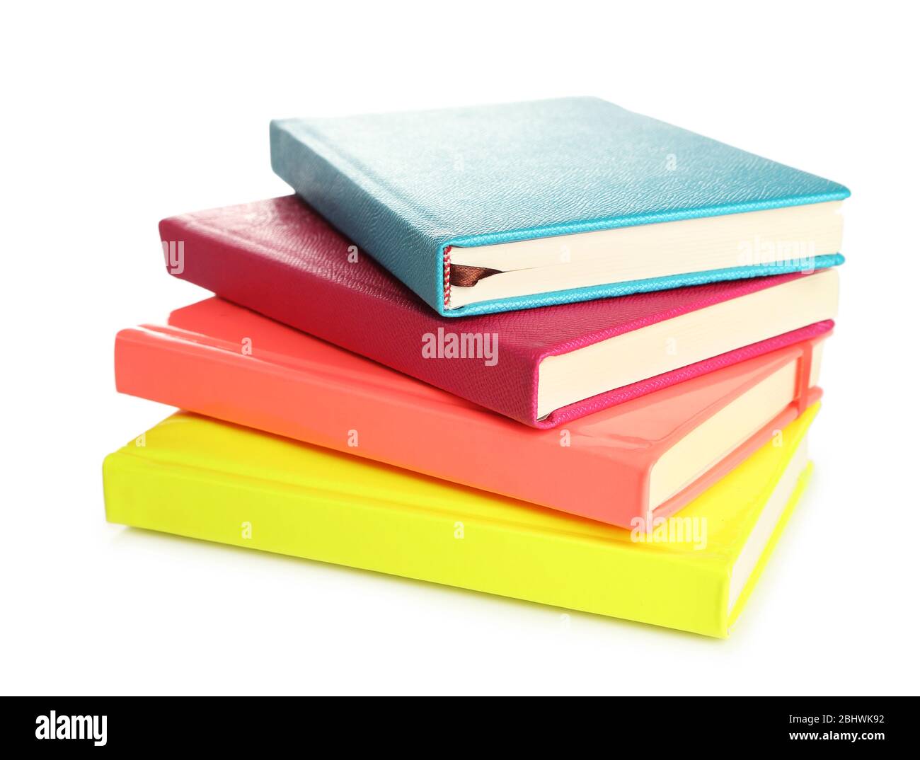 Pink blue notebooks Cut Out Stock Images & Pictures - Alamy