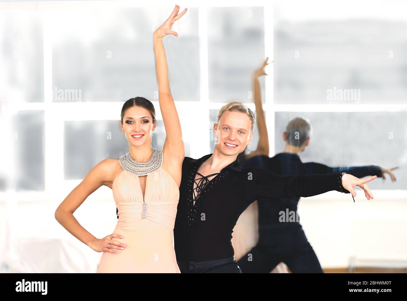 Ballroom dance in motion Stock Photo - Alamy