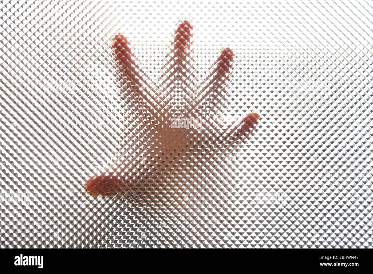 Silhouette of hand, close up Stock Photo - Alamy