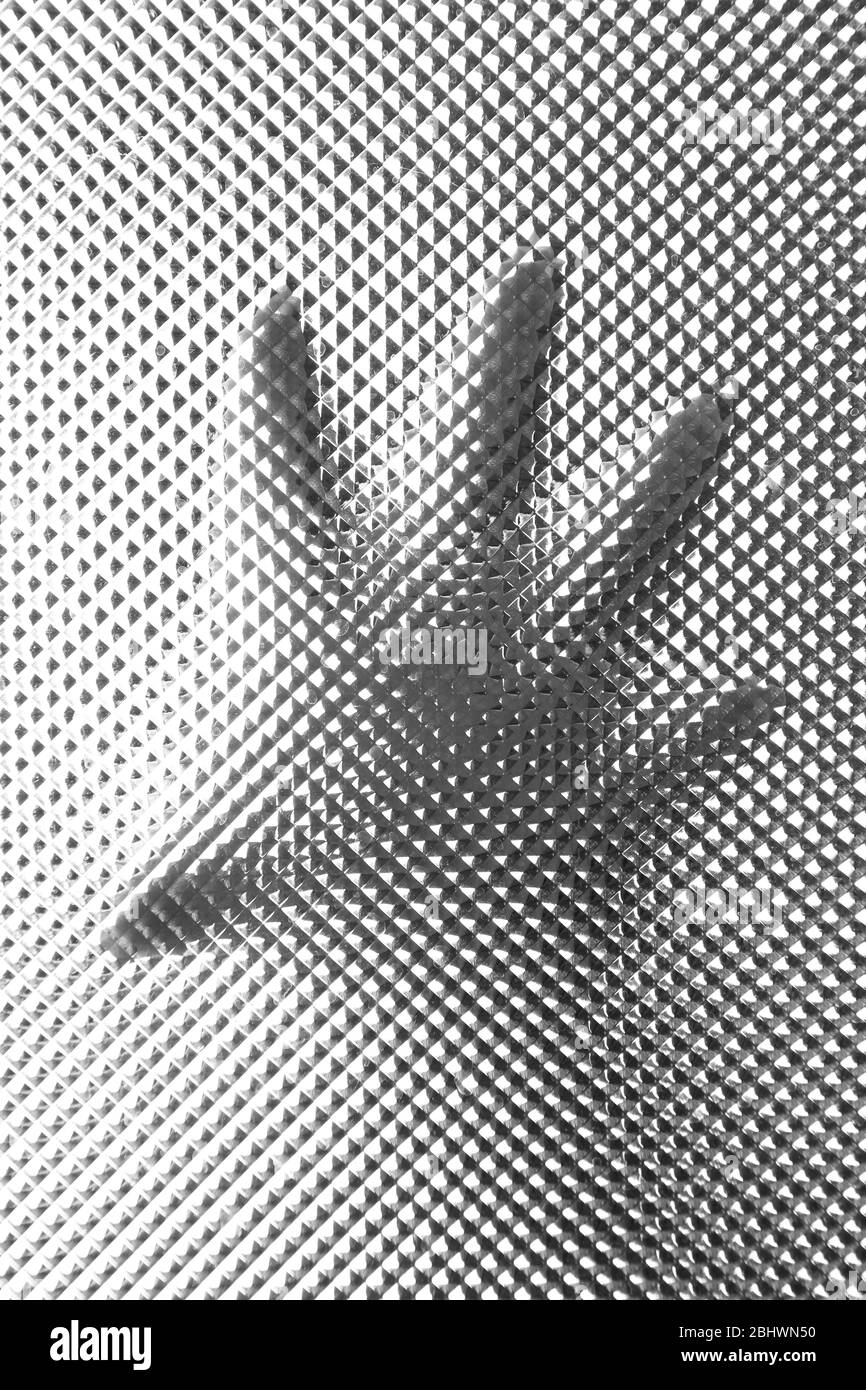 Silhouette of hand, close up Stock Photo - Alamy