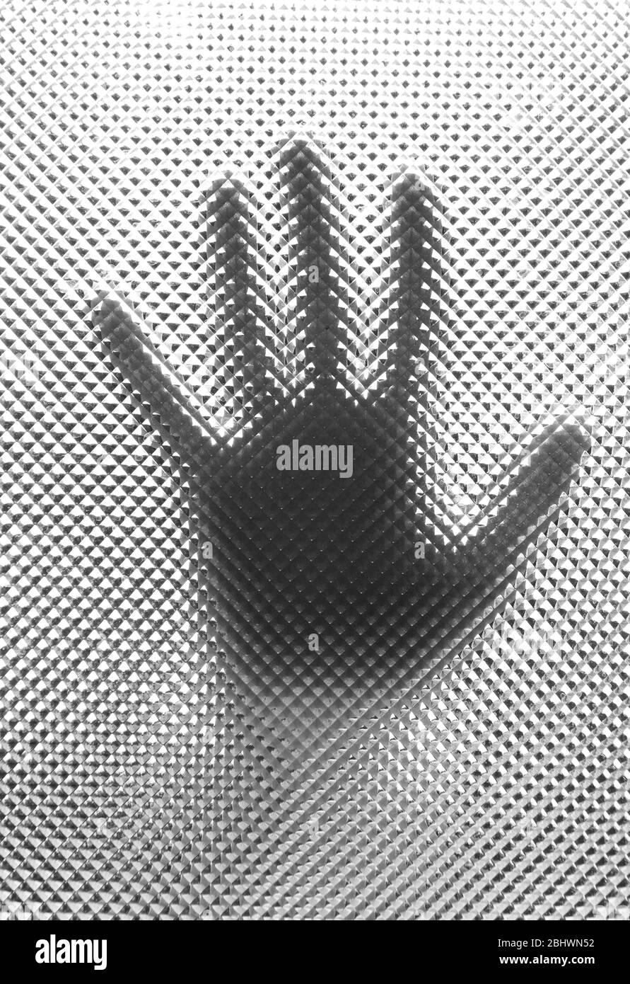 Silhouette of hand, close up Stock Photo - Alamy