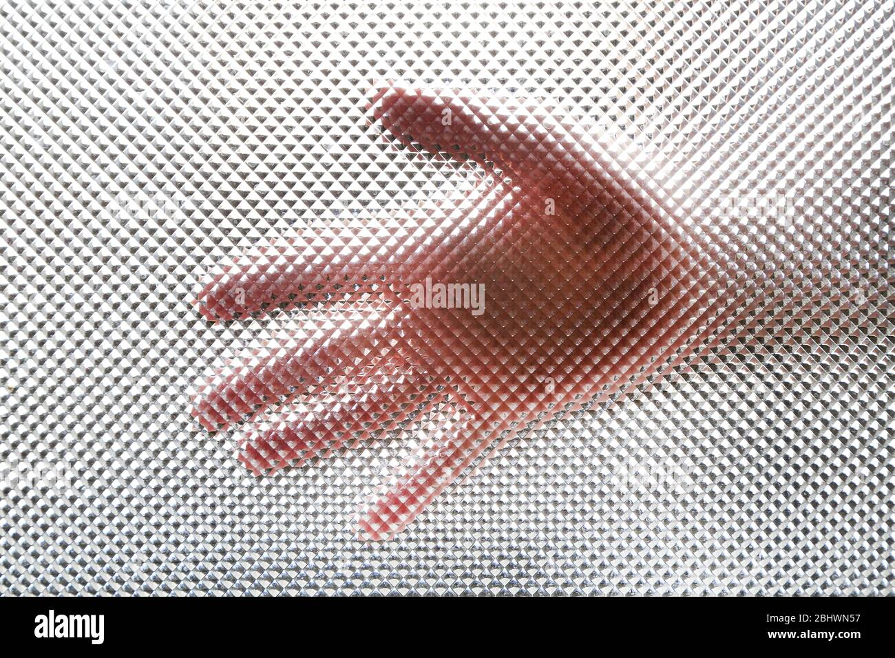 Silhouette of hand, close up Stock Photo - Alamy