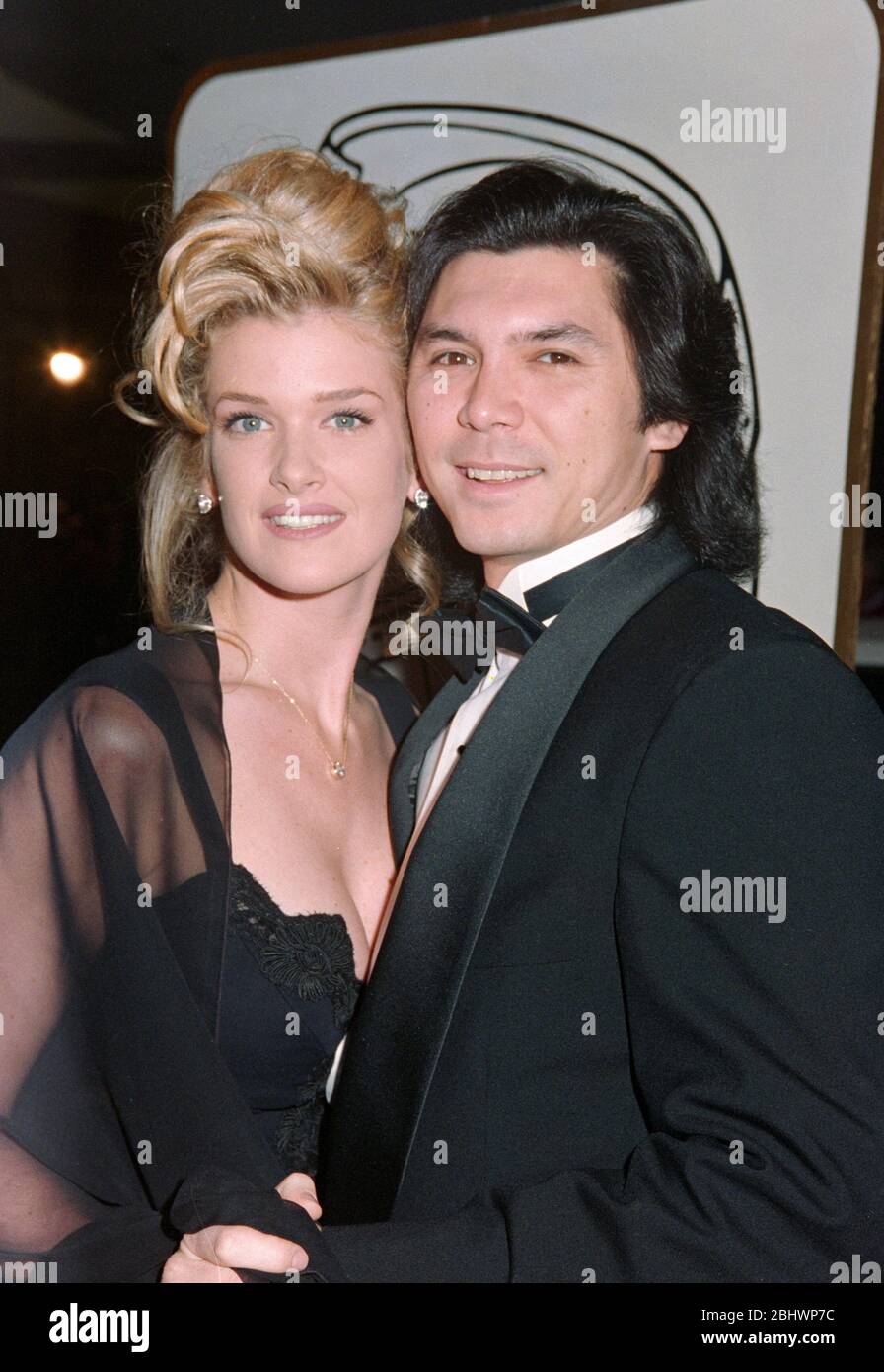 LOS ANGELES, CA. c.1995: Actor Lou Diamond Phillips & wife Kelly ...