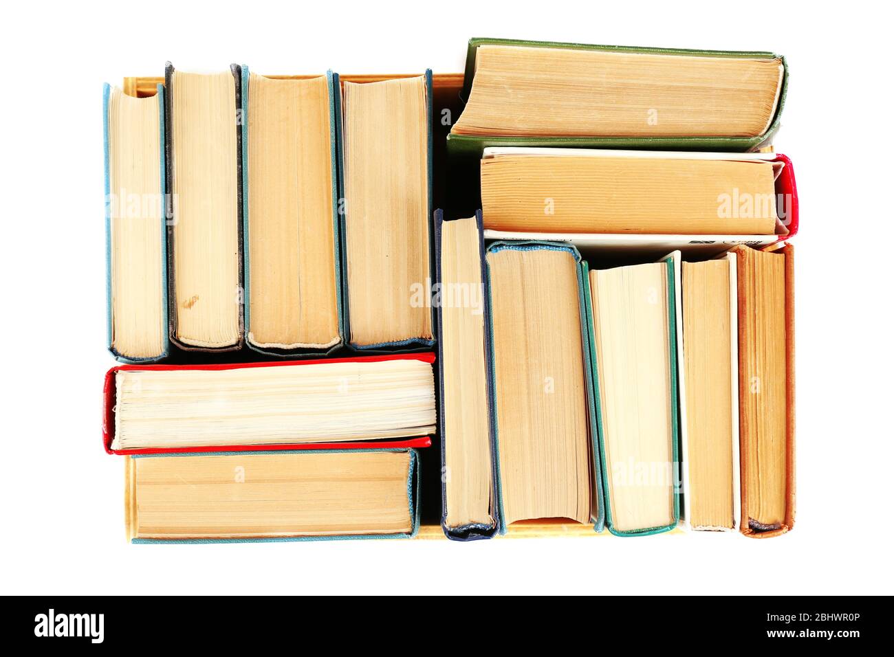 Studying books top view Cut Out Stock Images & Pictures - Alamy