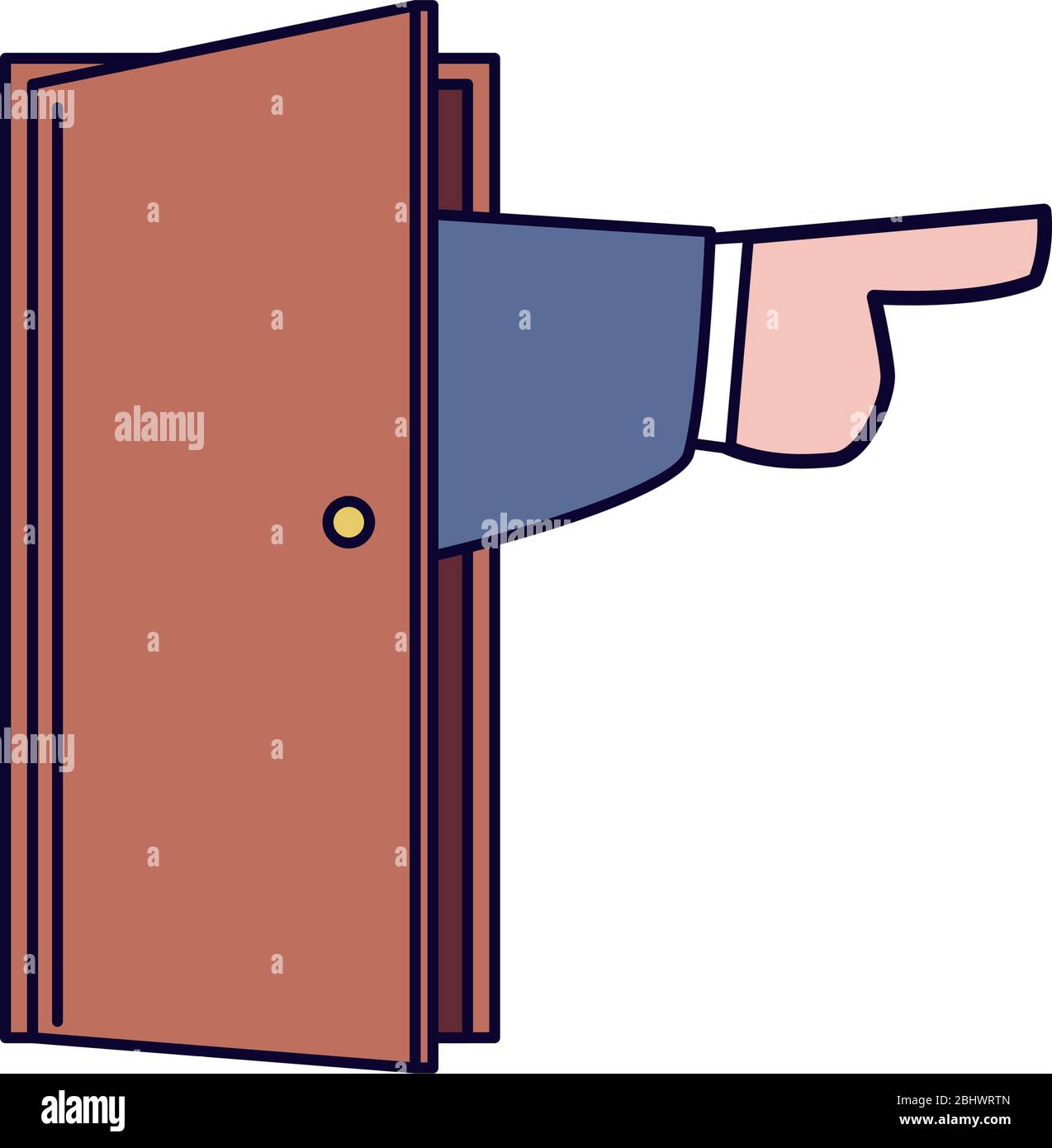 The Open Door Cartoon High Resolution Stock Photography and Images - Alamy