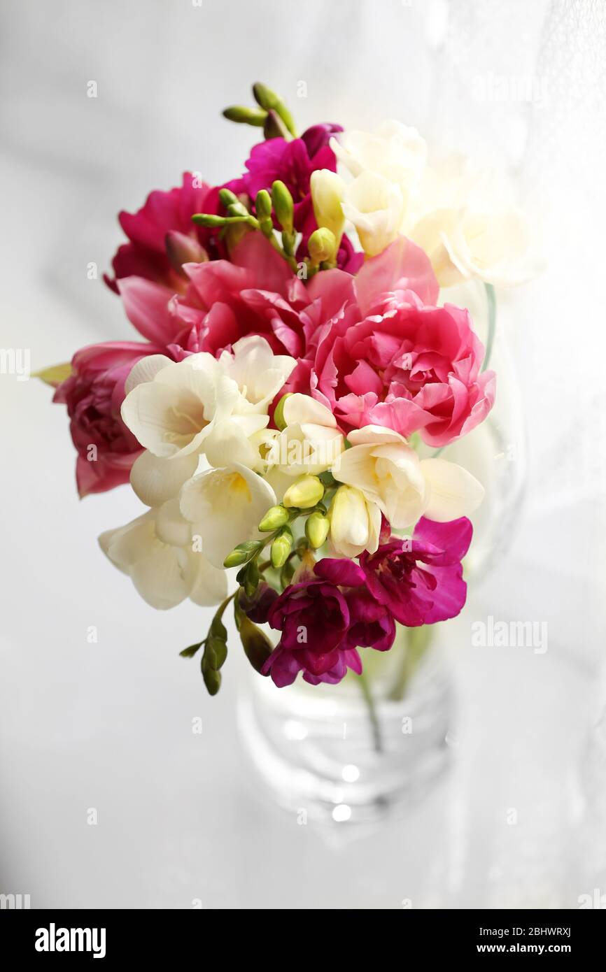 Beautiful spring flowers, closeup Stock Photo - Alamy