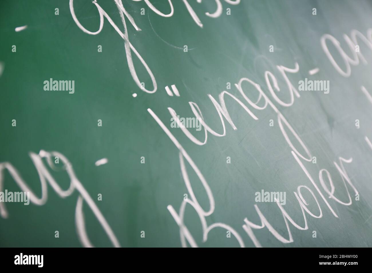 Grammar sentences on blackboard background Stock Photo - Alamy