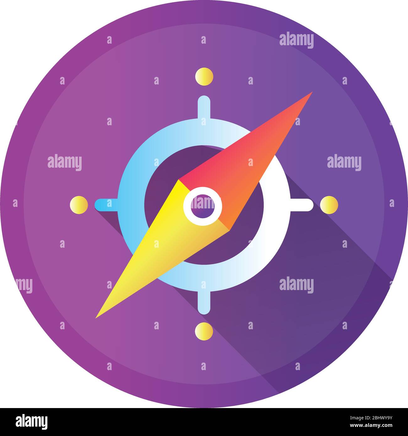 compass guide detailed style icon Stock Vector Image & Art - Alamy