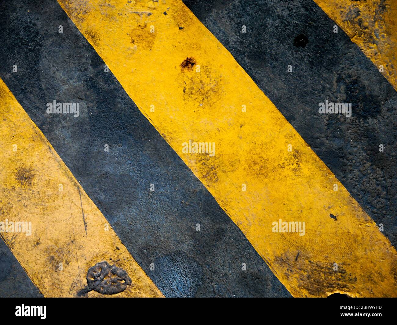 Old wall Construction zone.Scene street warning danger.Frame board ...