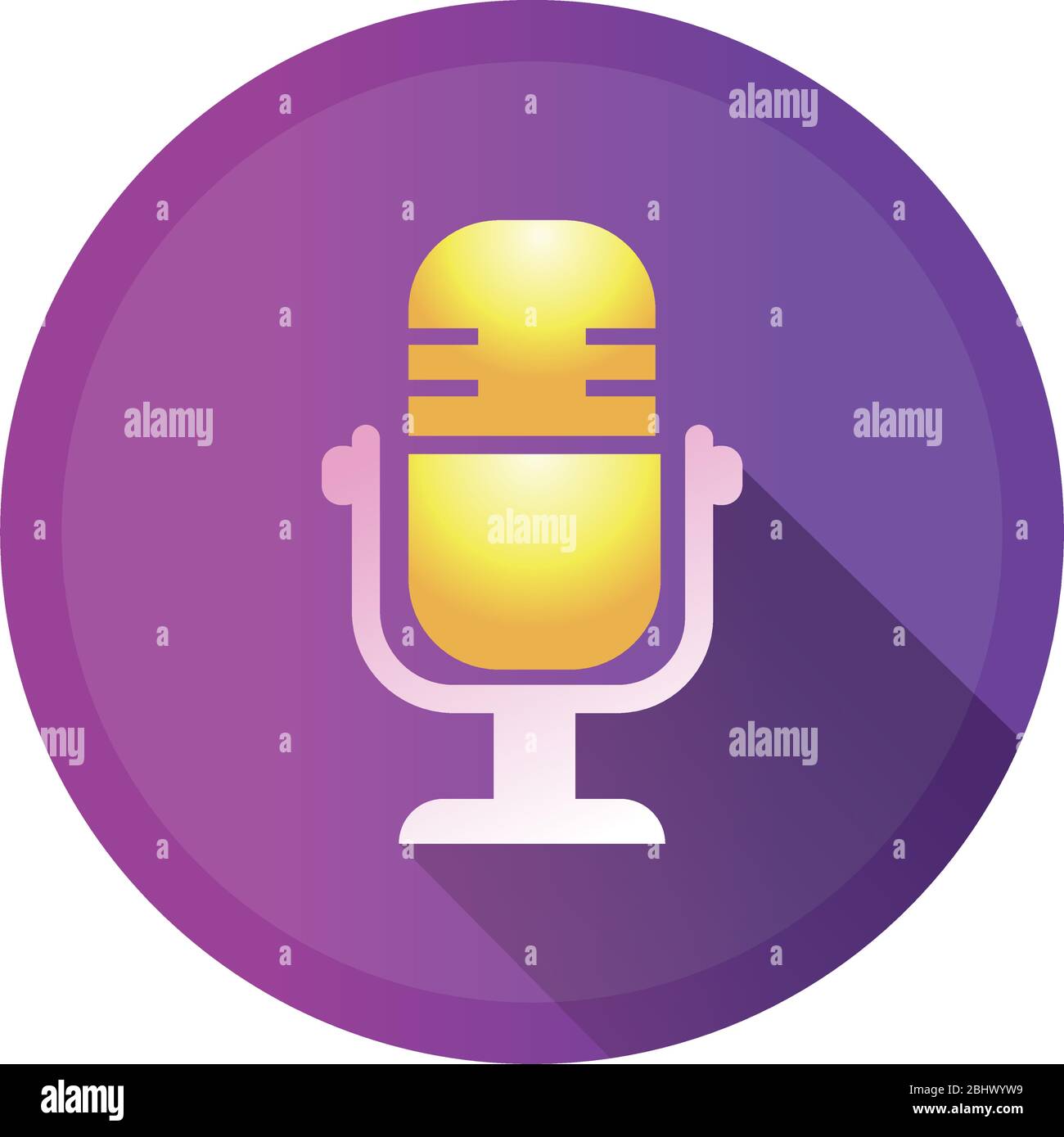 microphone audio detailed style icon Stock Vector Image & Art - Alamy