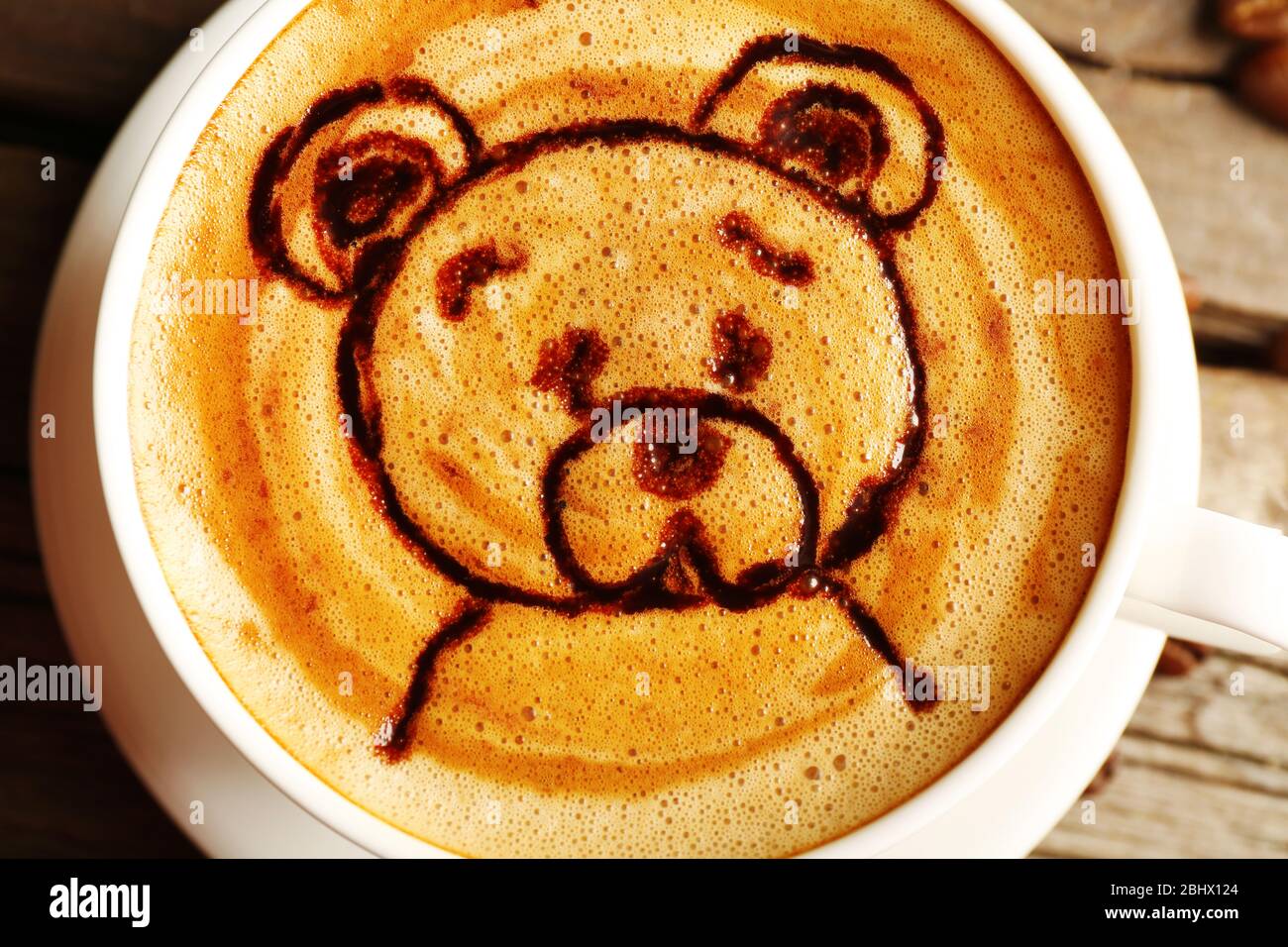 Bear latte art hi-res stock photography and images - Alamy