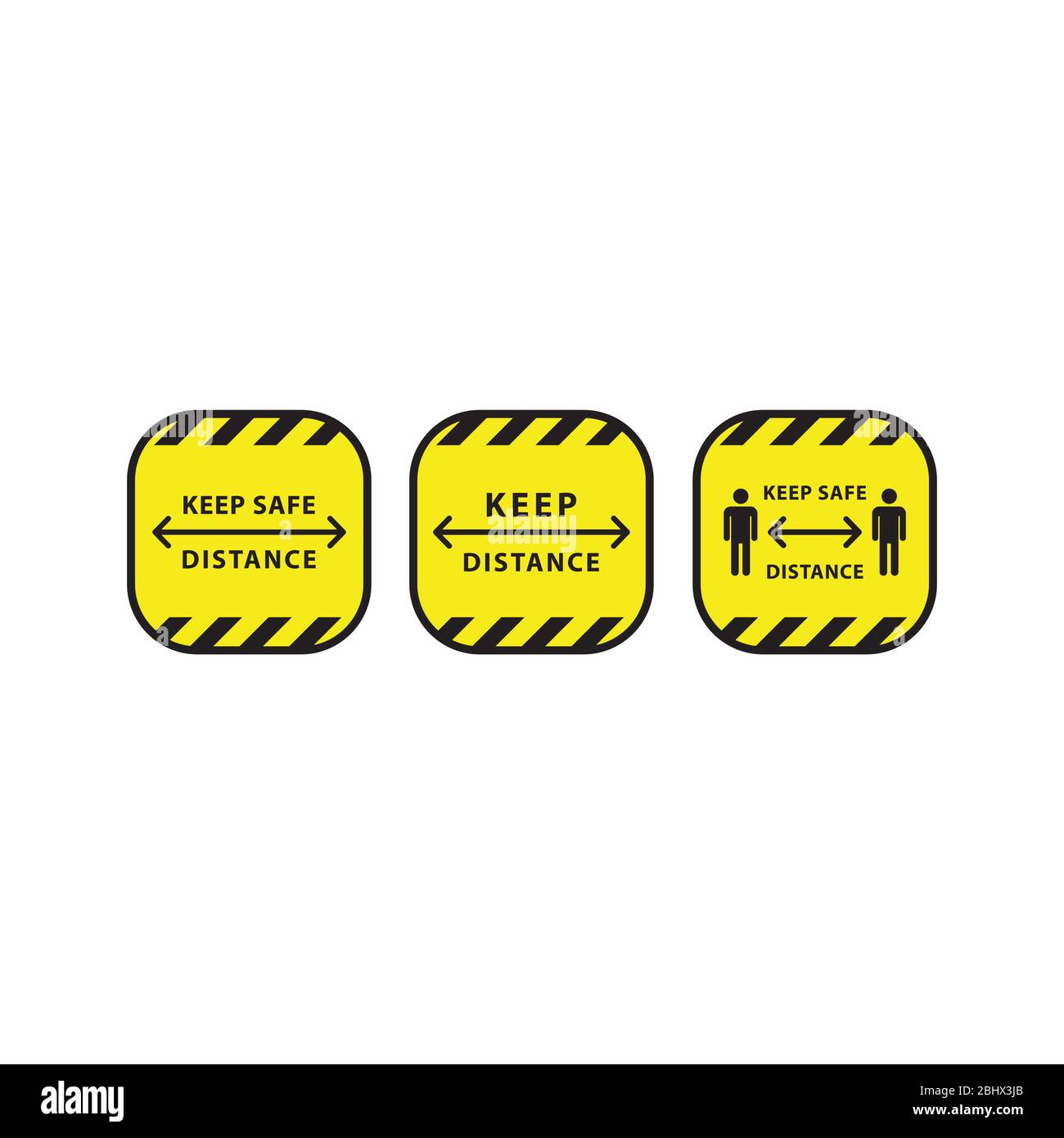 Floor marking icons Cut Out Stock Images & Pictures - Alamy