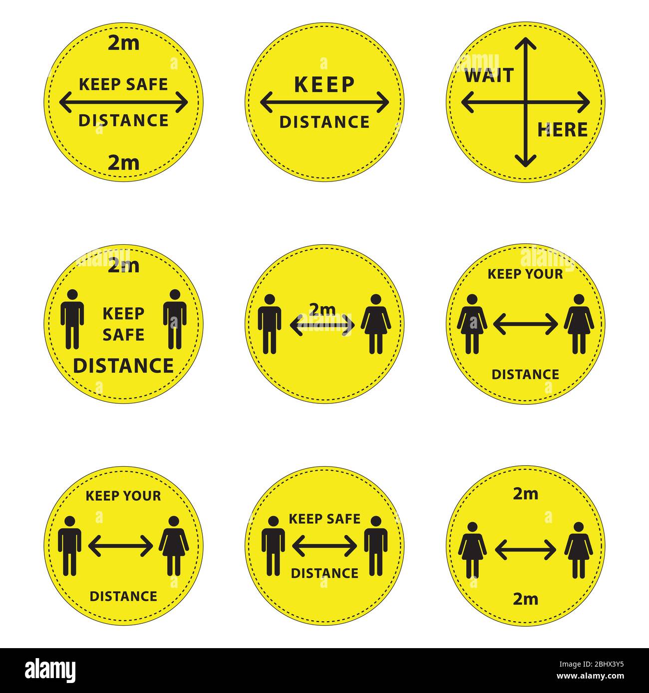 Floor marking icons hi-res stock photography and images - Alamy