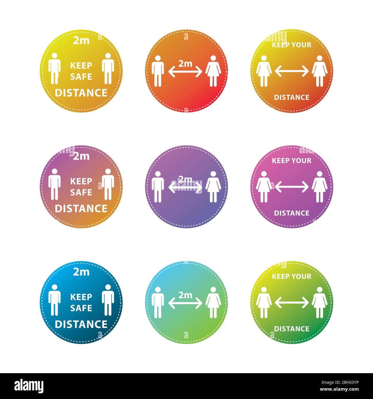 Floor marking icons hi-res stock photography and images - Alamy