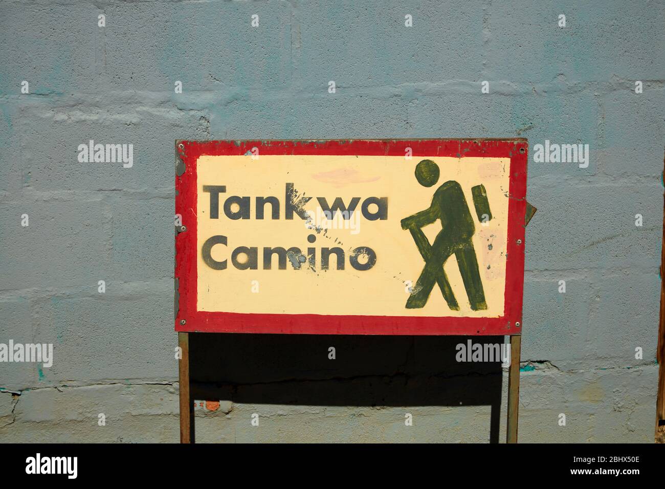 Sign, Tankwa Padstal, Tankwa Karoo, near Ceres, Western Cape, South ...