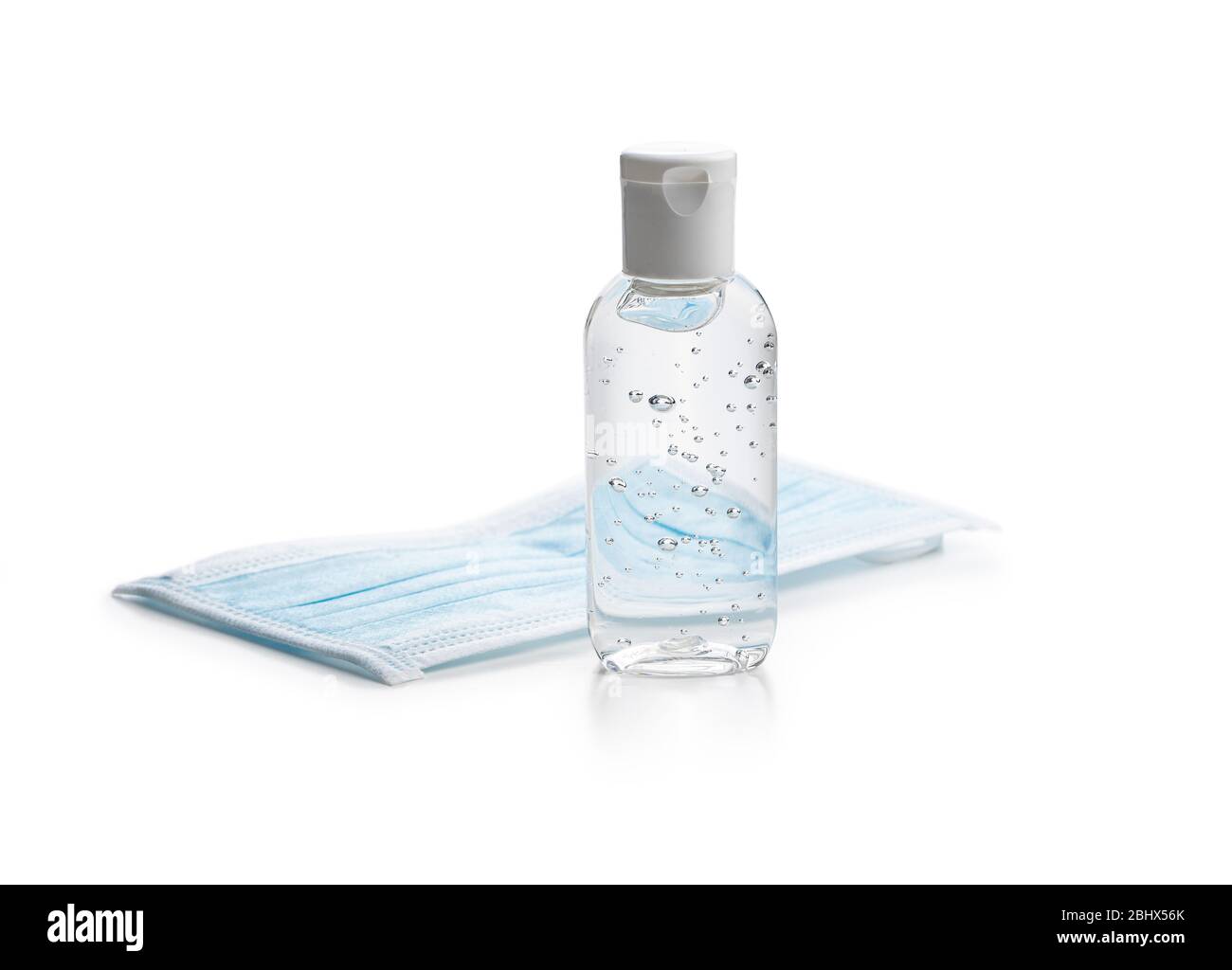 Coronavirus prevention hand sanitizer gel and protection face mask ...