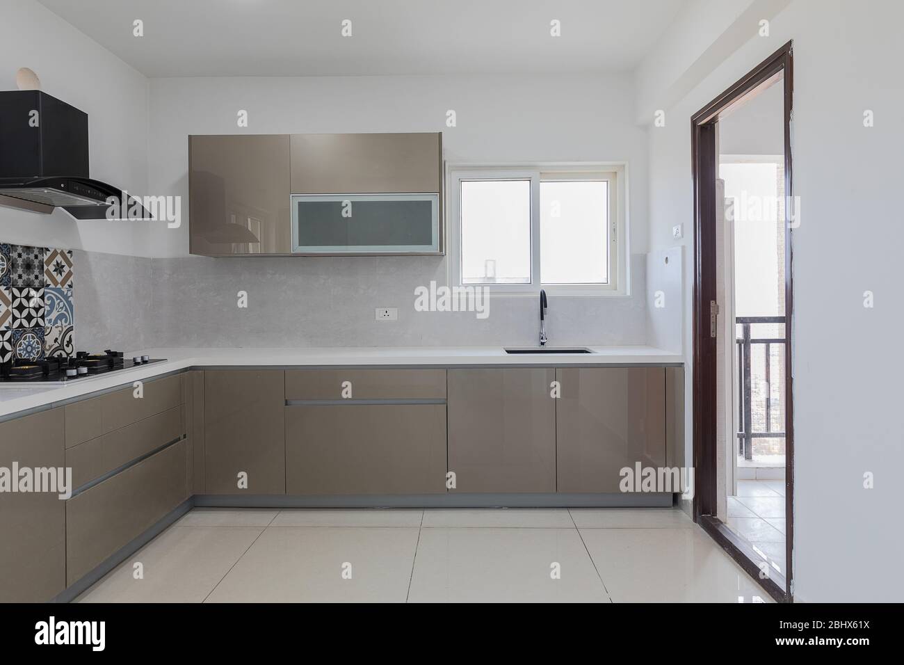 Newly constructed modern flat for rental in India Stock Photo - Alamy