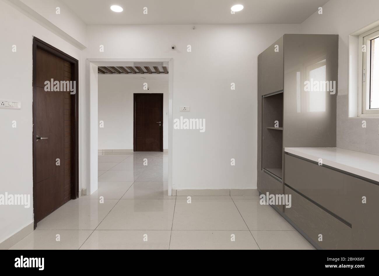 Newly constructed modern flat for rental in India Stock Photo - Alamy