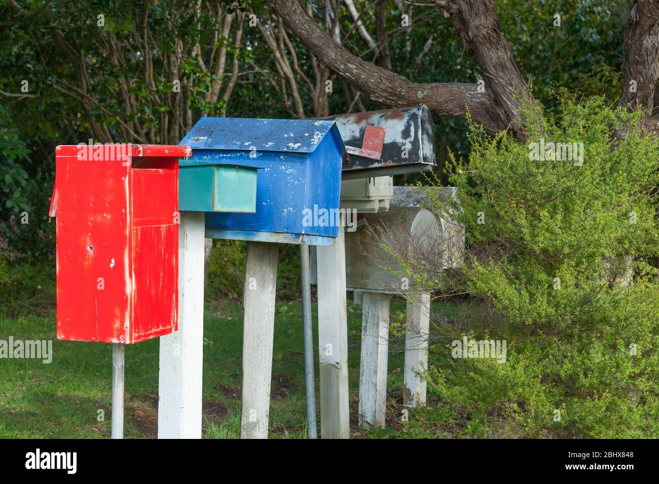 Different letter boxes hi-res stock photography and images - Alamy