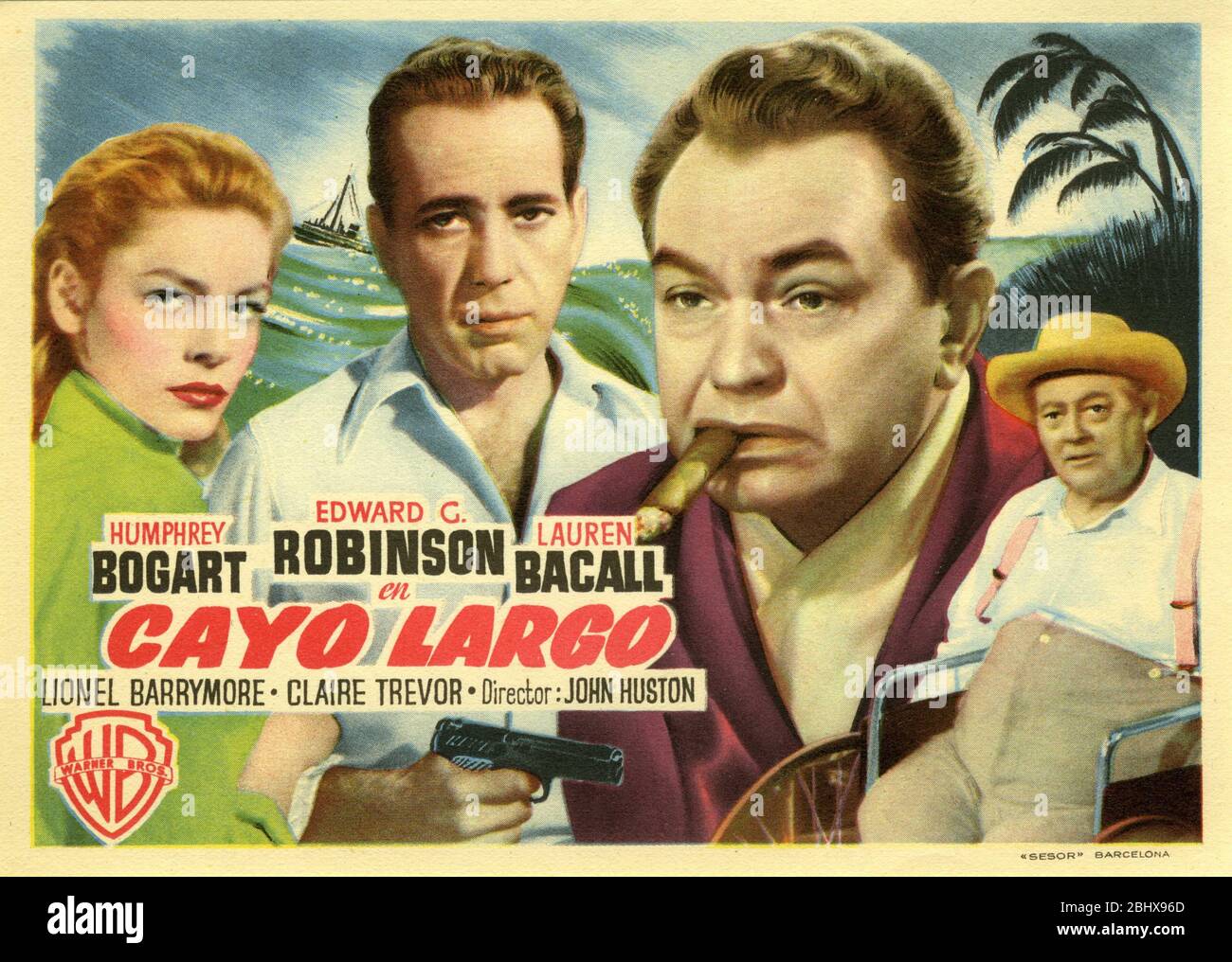 John huston lionel barrymore hi-res stock photography and images - Alamy