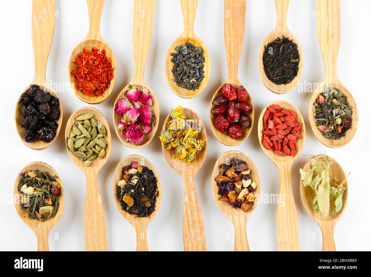 Collection tea natural additives hi-res stock photography and images ...