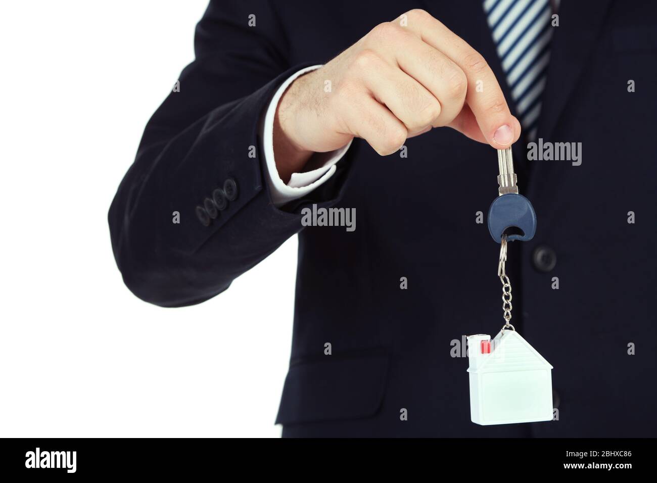Hand with keys, closeup Stock Photo - Alamy