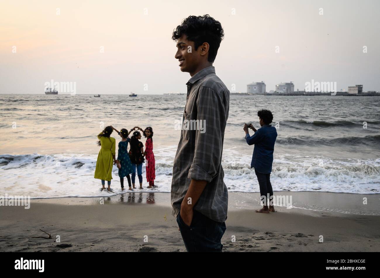 Kochi Beach Sand High Resolution Stock Photography and Images - Alamy