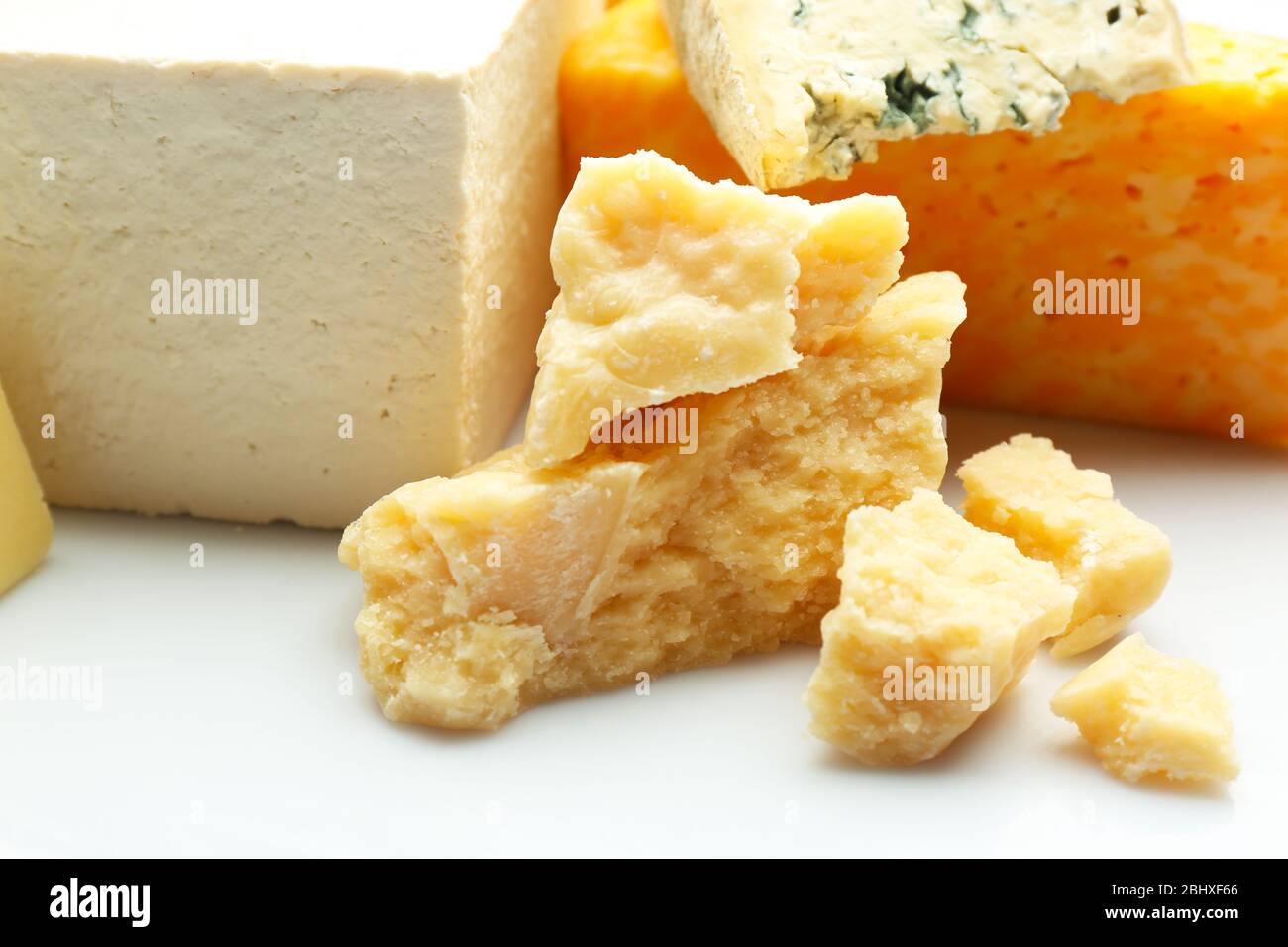 Pieces various types cheese hi-res stock photography and images - Alamy