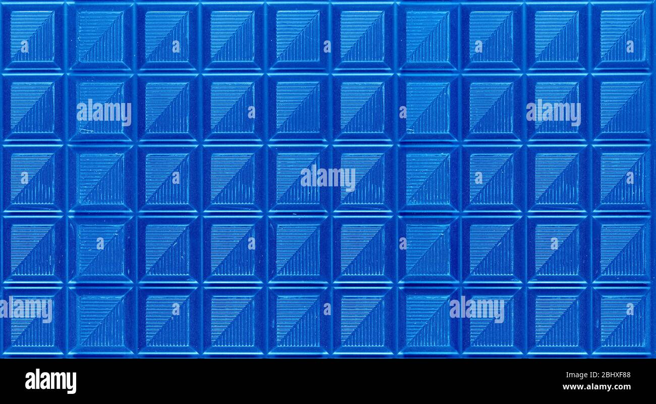 Pop Art Surreal Style Royal Blue Colored Chocolate Bars for Abstract ...
