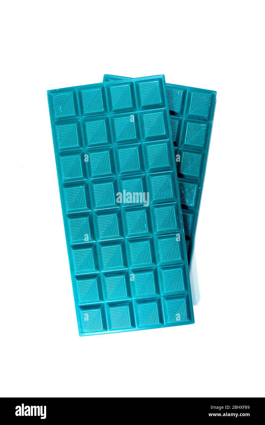 Vertical Image of a Pair of Pop Art Style Vibrant Turquoise Blue ...