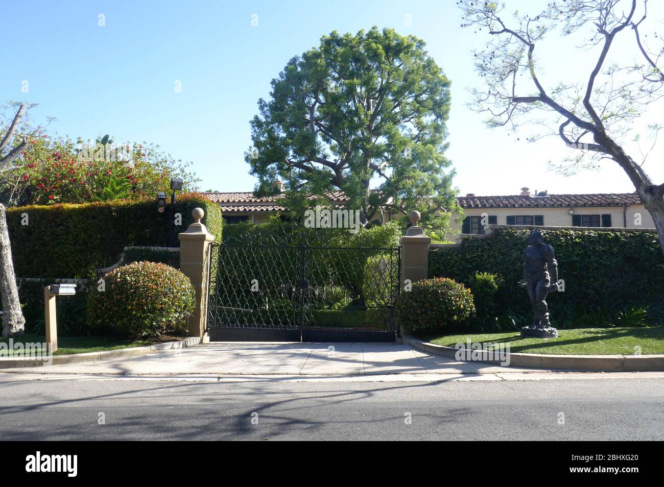 Holmby Hills, California, USA 27th April 2020 A general view of ...
