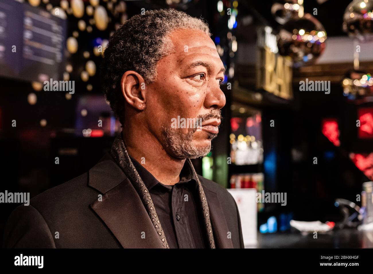 Morgan Freeman Madame Tussauds High Resolution Stock Photography and ...