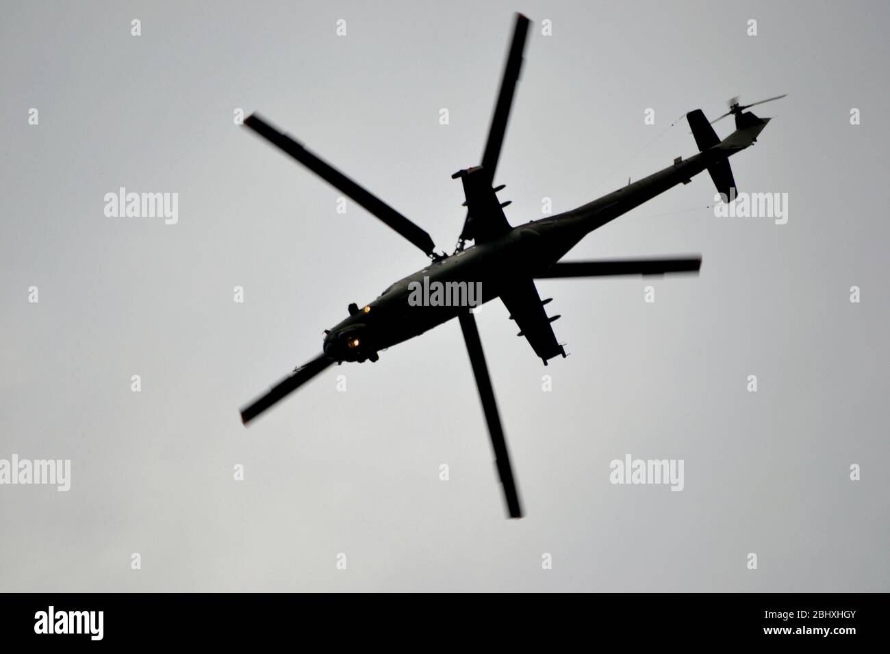 Military combat helicopter Stock Photo - Alamy