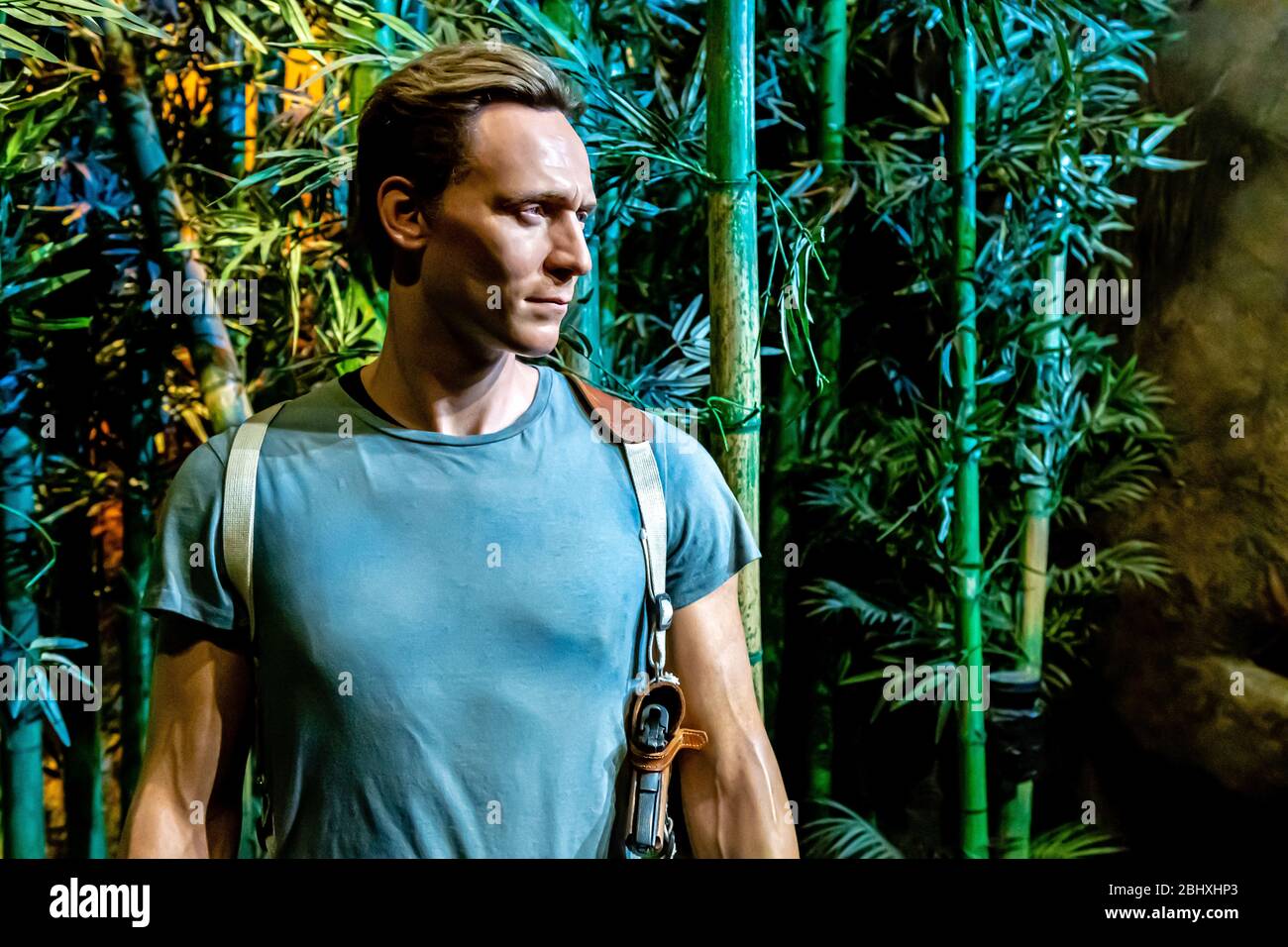 London, England, UK - January 2, 2020: Waxwork statues of Tom ...