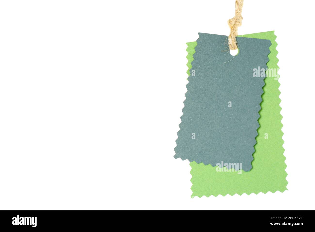 Blank tag isolated on white Stock Photo - Alamy