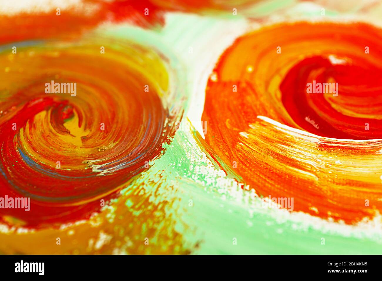 Abstract colorful brushstrokes as background Stock Photo - Alamy