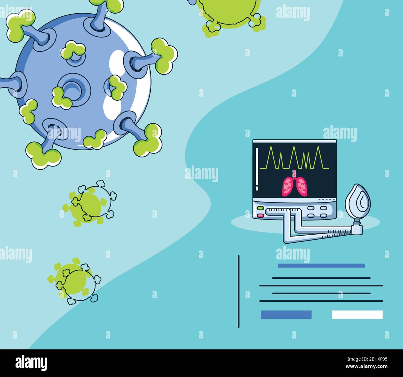 infographic with virion of coronavirus vector illustration design Stock ...