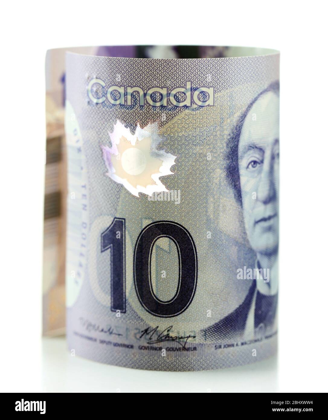 10 dollar bill canada hi-res stock photography and images - Alamy