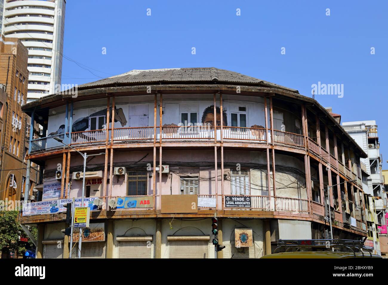 MUMBAI, INDIA - February 7, 2019: City views of Mumbai, the financial ...