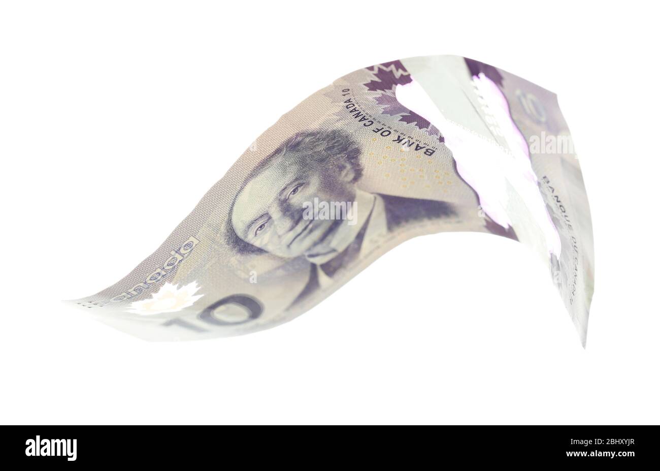 Canadian 10 dollar banknote hi-res stock photography and images - Alamy