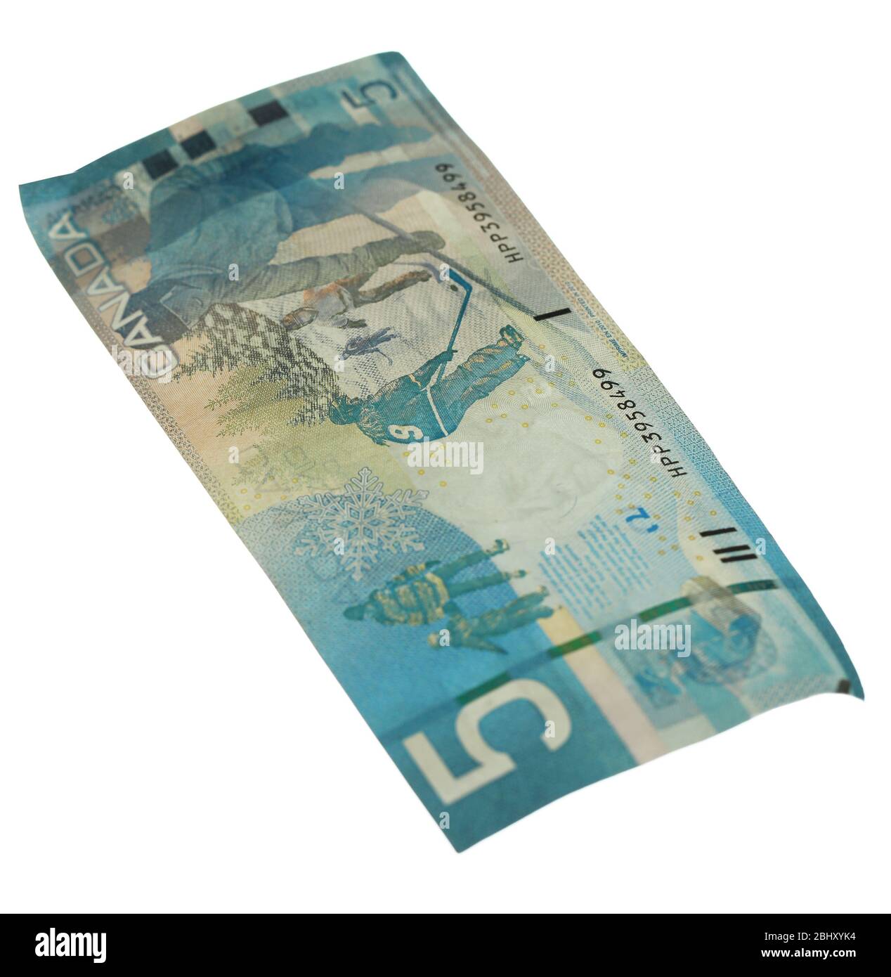 Five canadian dollar bill hi-res stock photography and images - Alamy