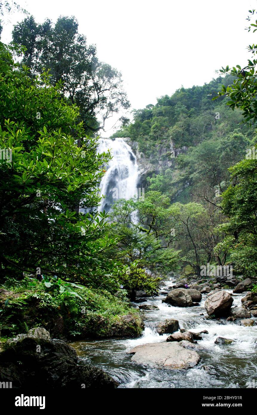 Klong lan Waterfall is big waterfall in thailand ,province Kampang phed ...