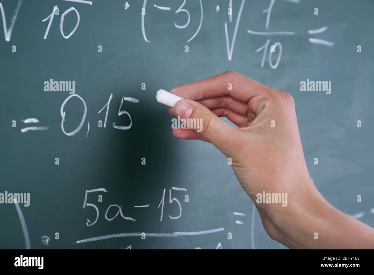 Hand writing trigonometry formula on hi-res stock photography and ...