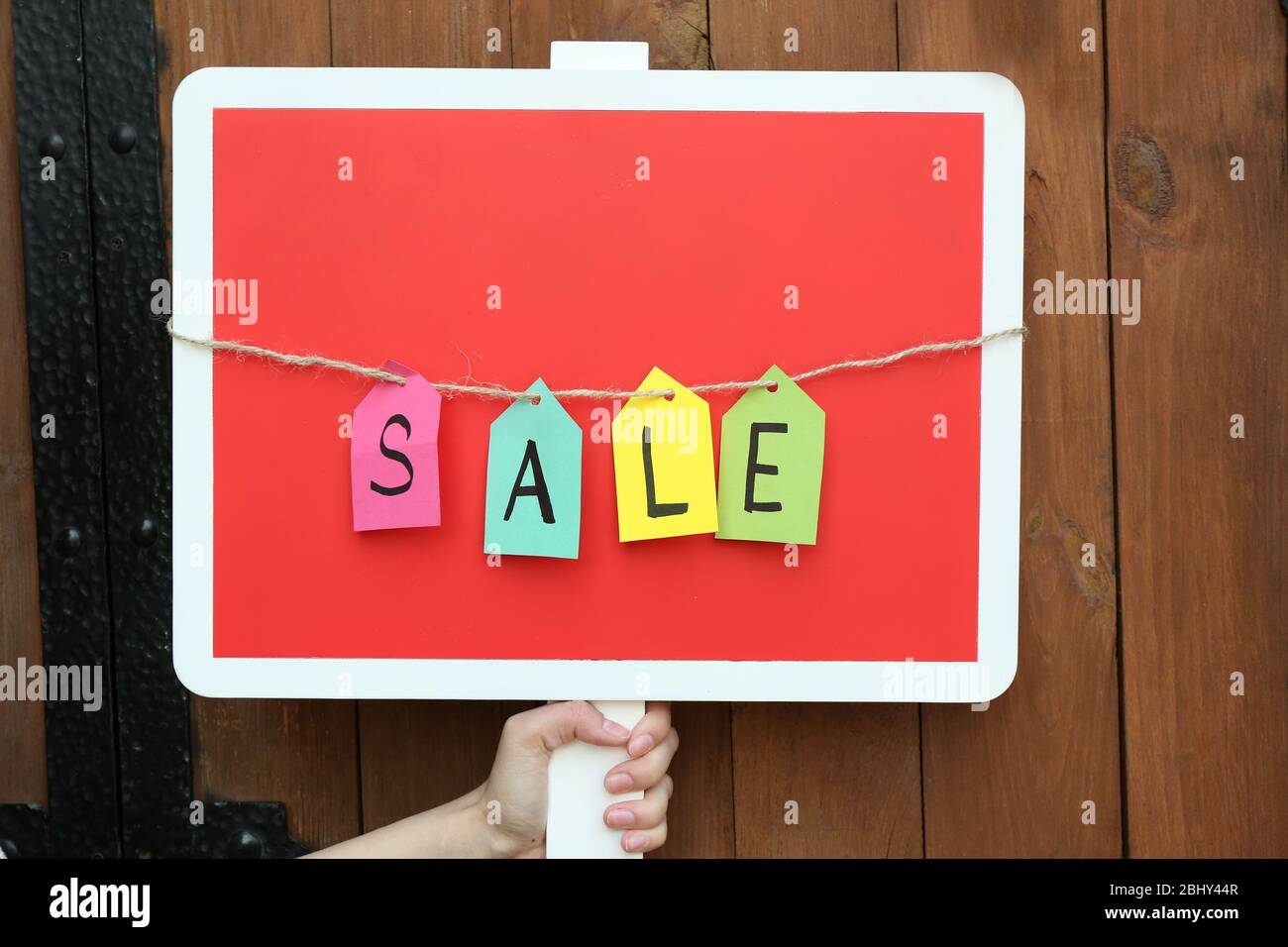 Real estate advertising fence hi-res stock photography and images - Alamy