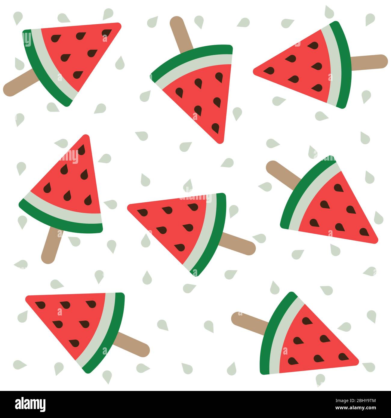 Watermelon lolly Stock Vector Images - Alamy