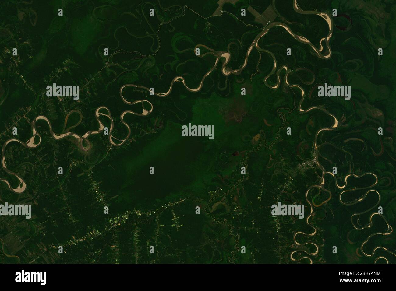 Amazon rainforest satellite image hi-res stock photography and images ...