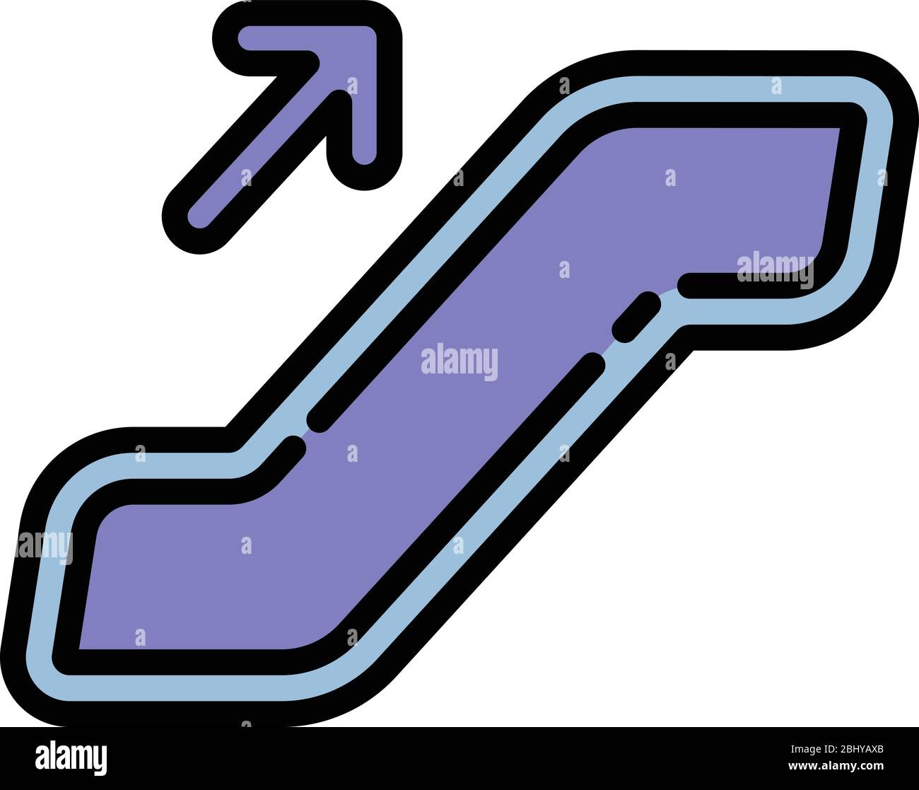 Airport elevator icon. Outline airport elevator vector icon for web ...